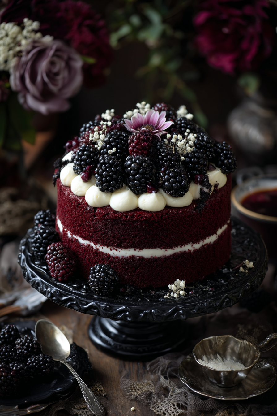 Blackberry Velvet Gothic Cake: A Luxurious Recipe Guide