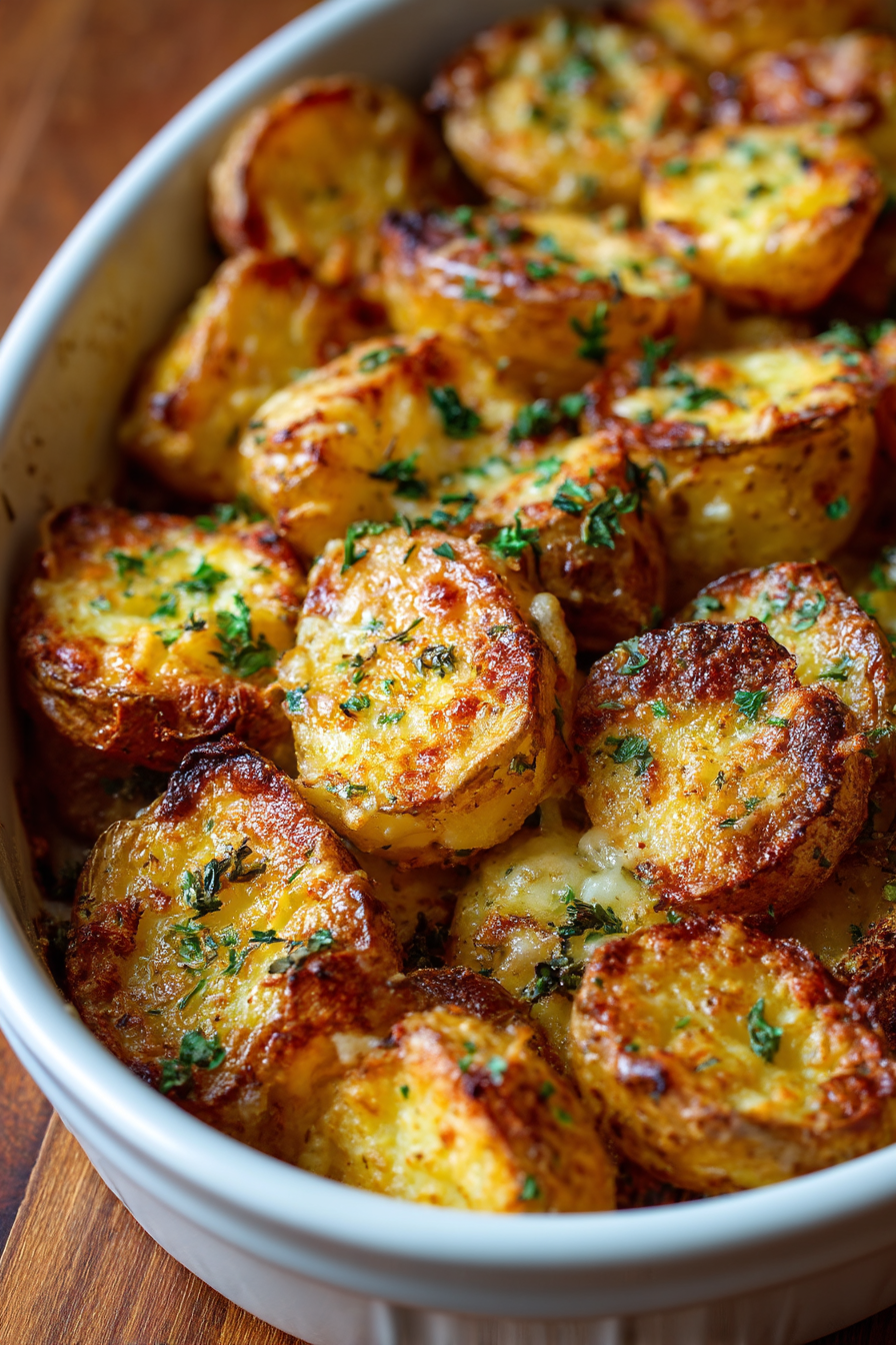 Cheesy Ranch Oven Roasted Potatoes Recipe You'll Love