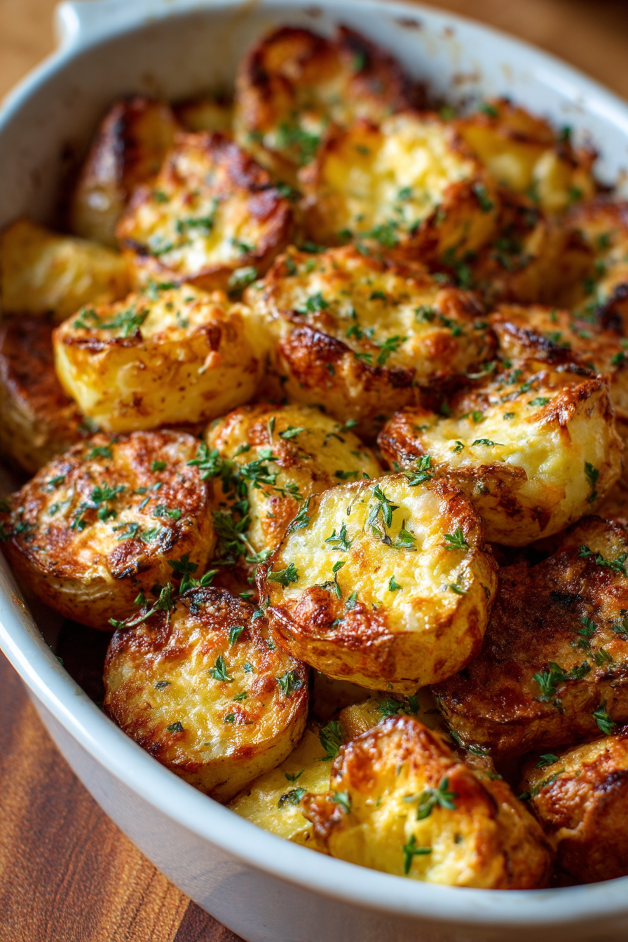 Cheesy Ranch Oven Roasted Potatoes Recipe You'll Love