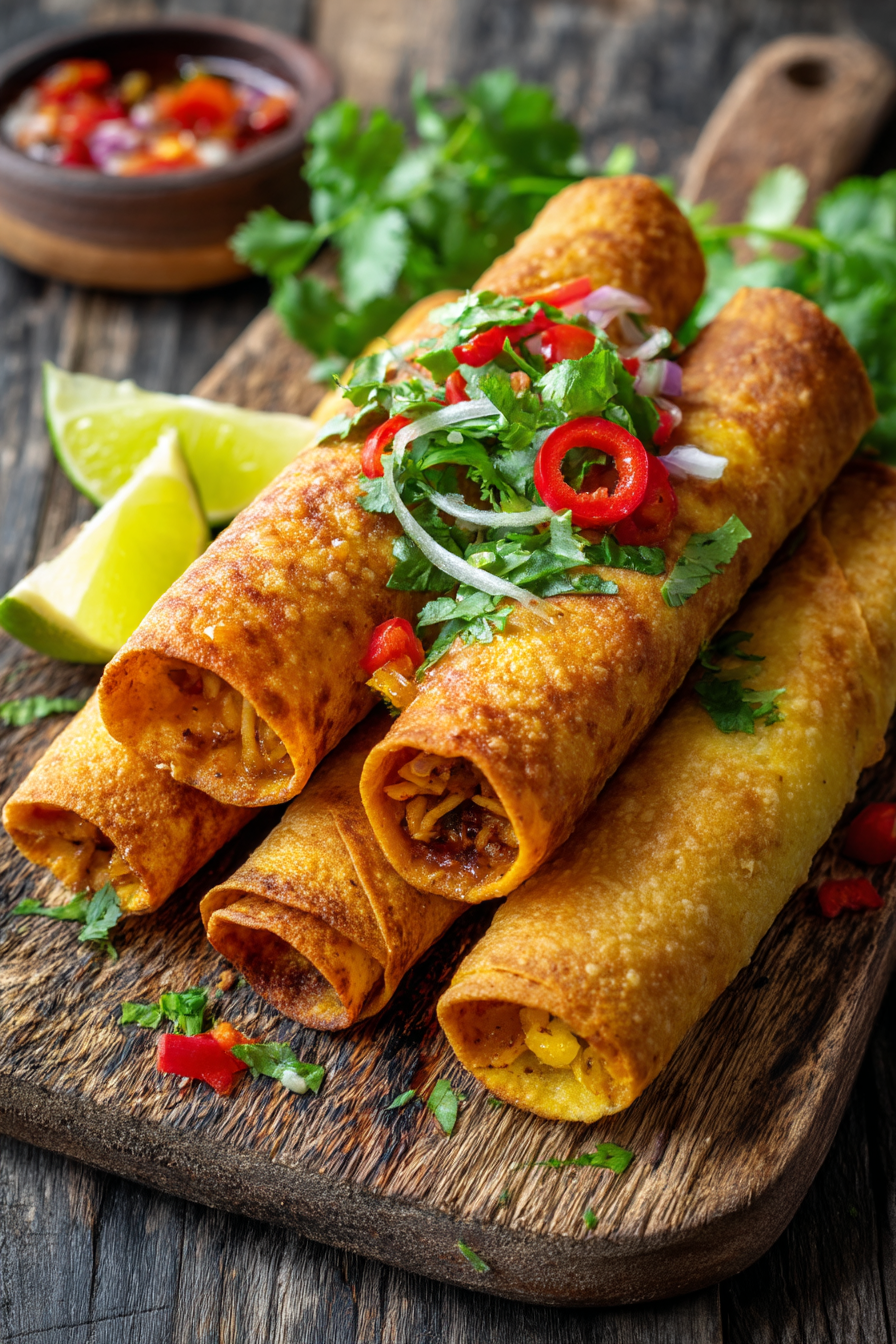 Crispy Vegan Taquitos Recipe for a Flavorful Plant-Based Snack