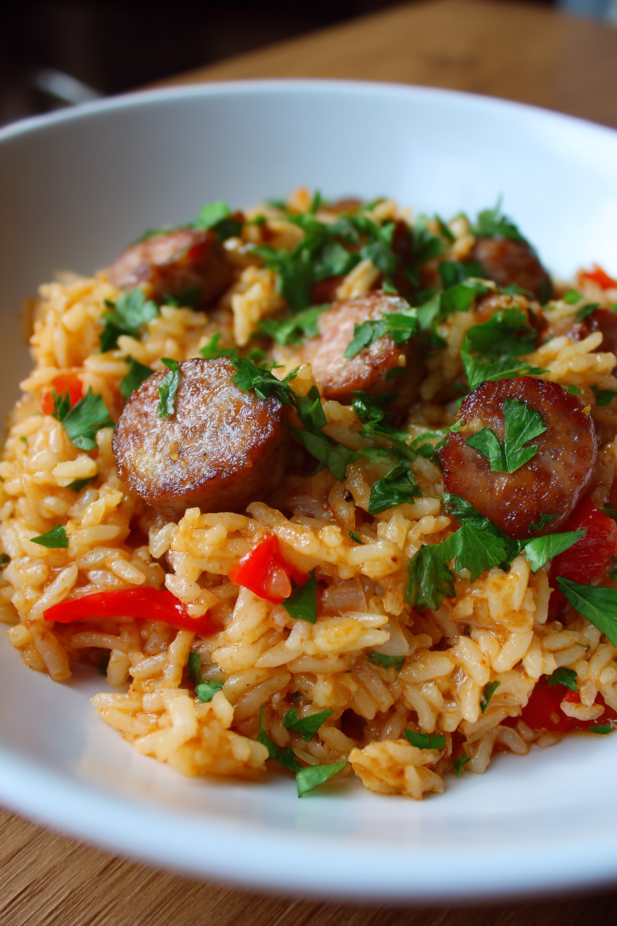 Delicious Sausage And Rice Recipe – Quick Hearty Meal