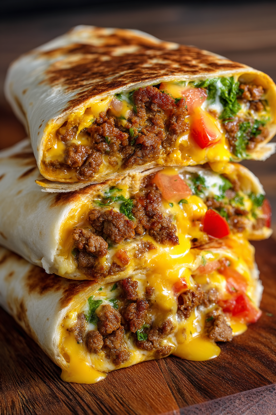 Delicious Chopped Cheese Wraps Food Recipe You'll Love