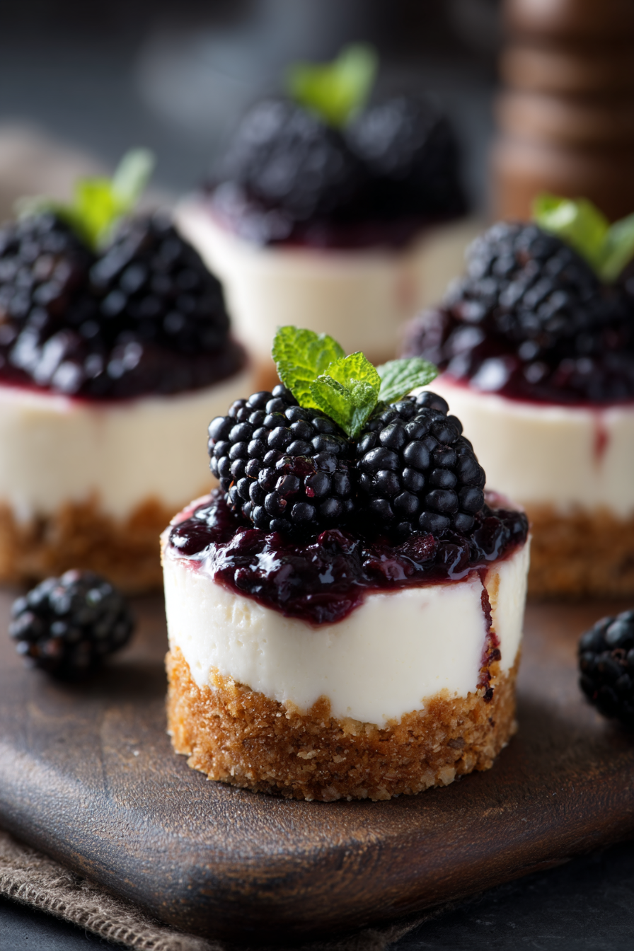 Mini Lavender Blackberry Cheesecakes Recipe & Tips