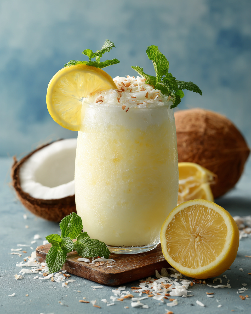 Trailhead Hunger Spark: Enjoy Creamy Frozen Coconut Lemonade