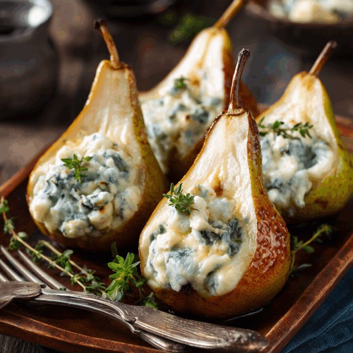 Elegant Blue Cheese Stuffed Pears Recipe for Cozy Gatherings