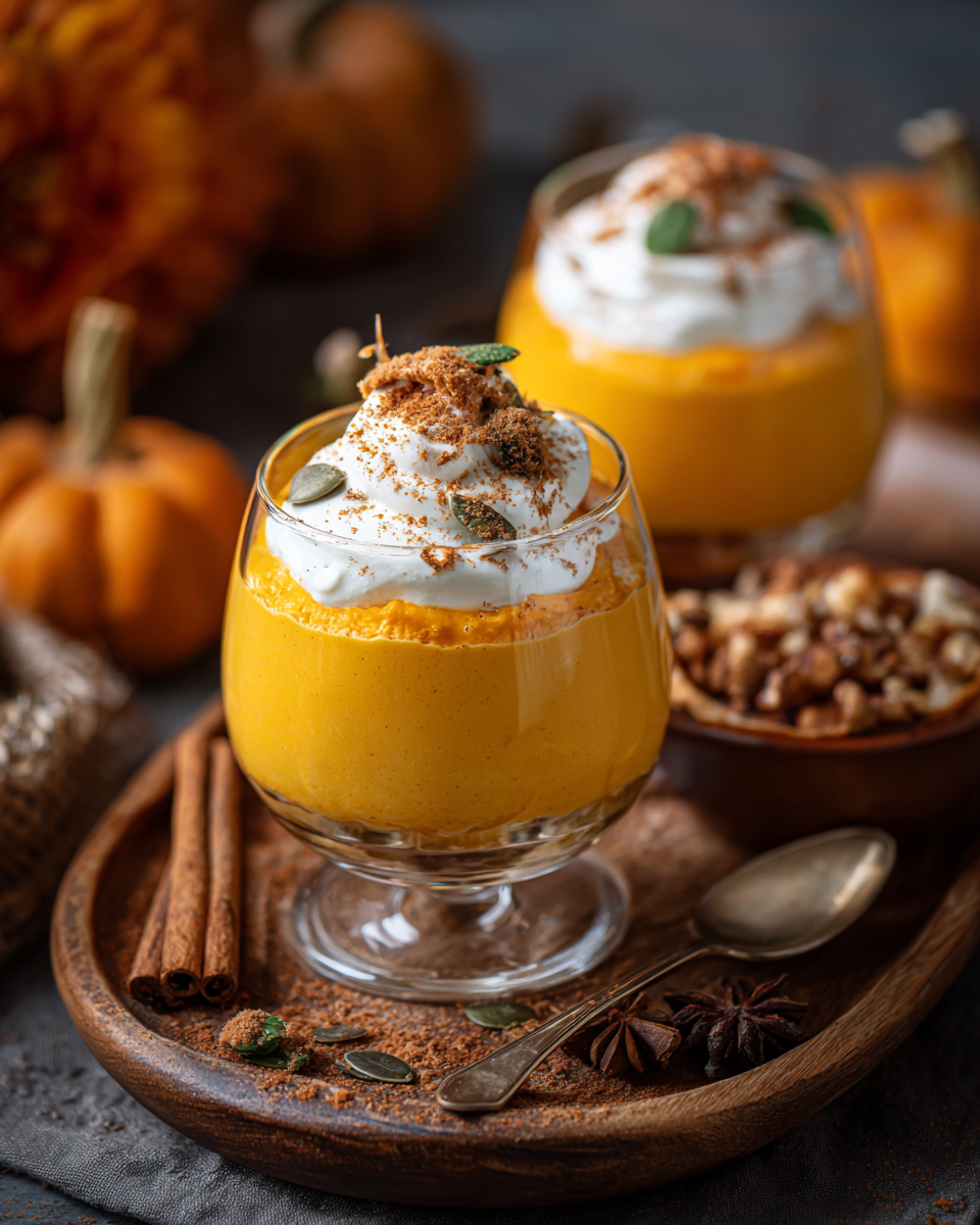 Crafting Perfect Pumpkin Mousse with Ember-Kissed Flatbread