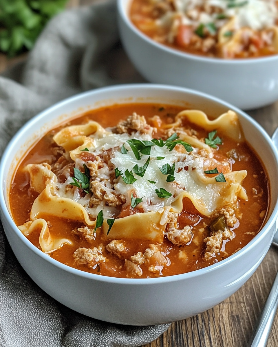 Easy Turkey Lasagna Soup Recipe (30-Minute Meal) - My Coffee Has Butter