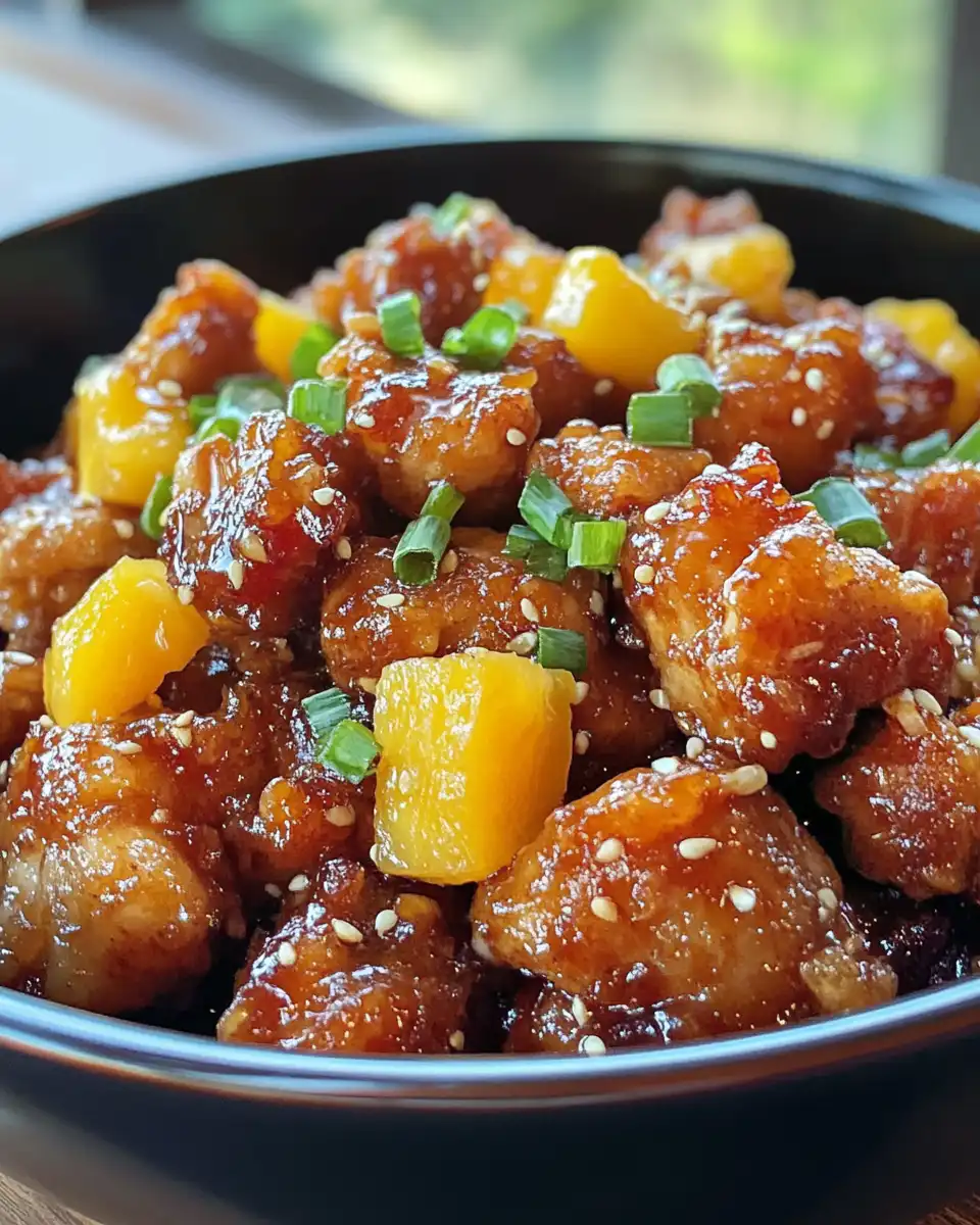 Asian Mango Chicken - My Coffee Has Butter