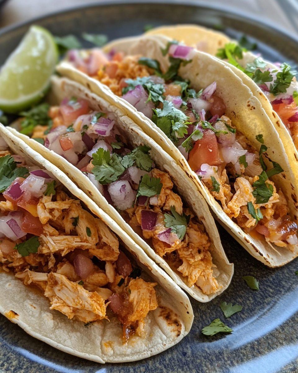 Baked Chicken Tacos - My Coffee Has Butter