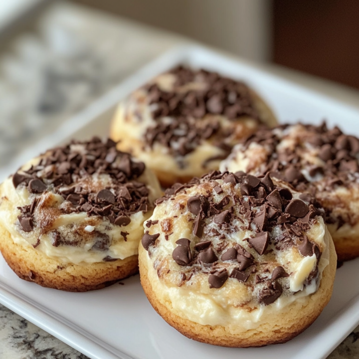 Chocolate Chip Cheesecake Cookies - My Coffee Has Butter