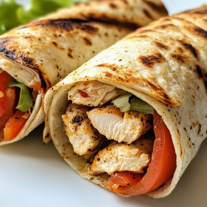 Crispy Air Fryer Chicken Mozzarella Wraps - My Coffee Has Butter