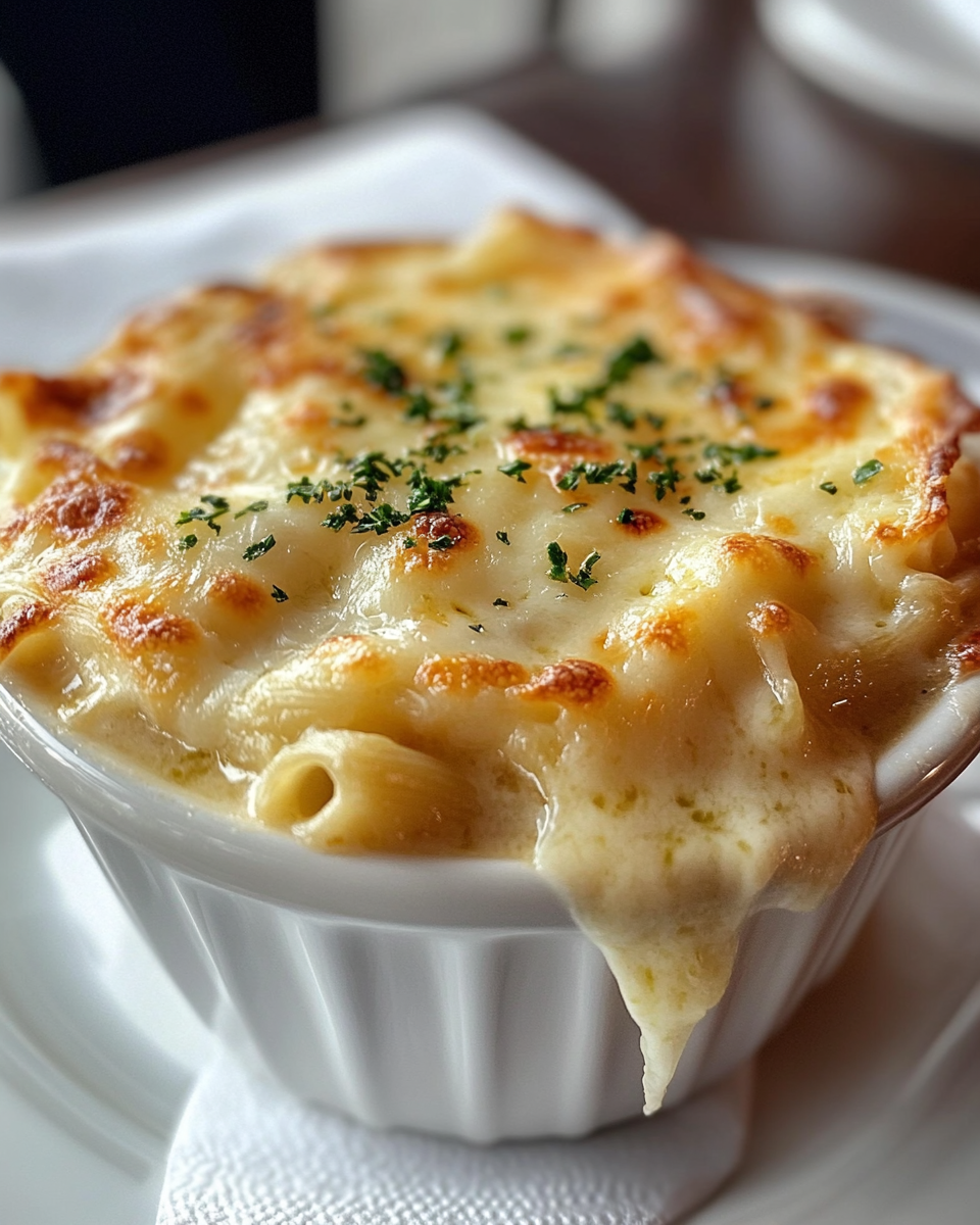 French Onion Soup Mac Cheese - My Coffee Has Butter