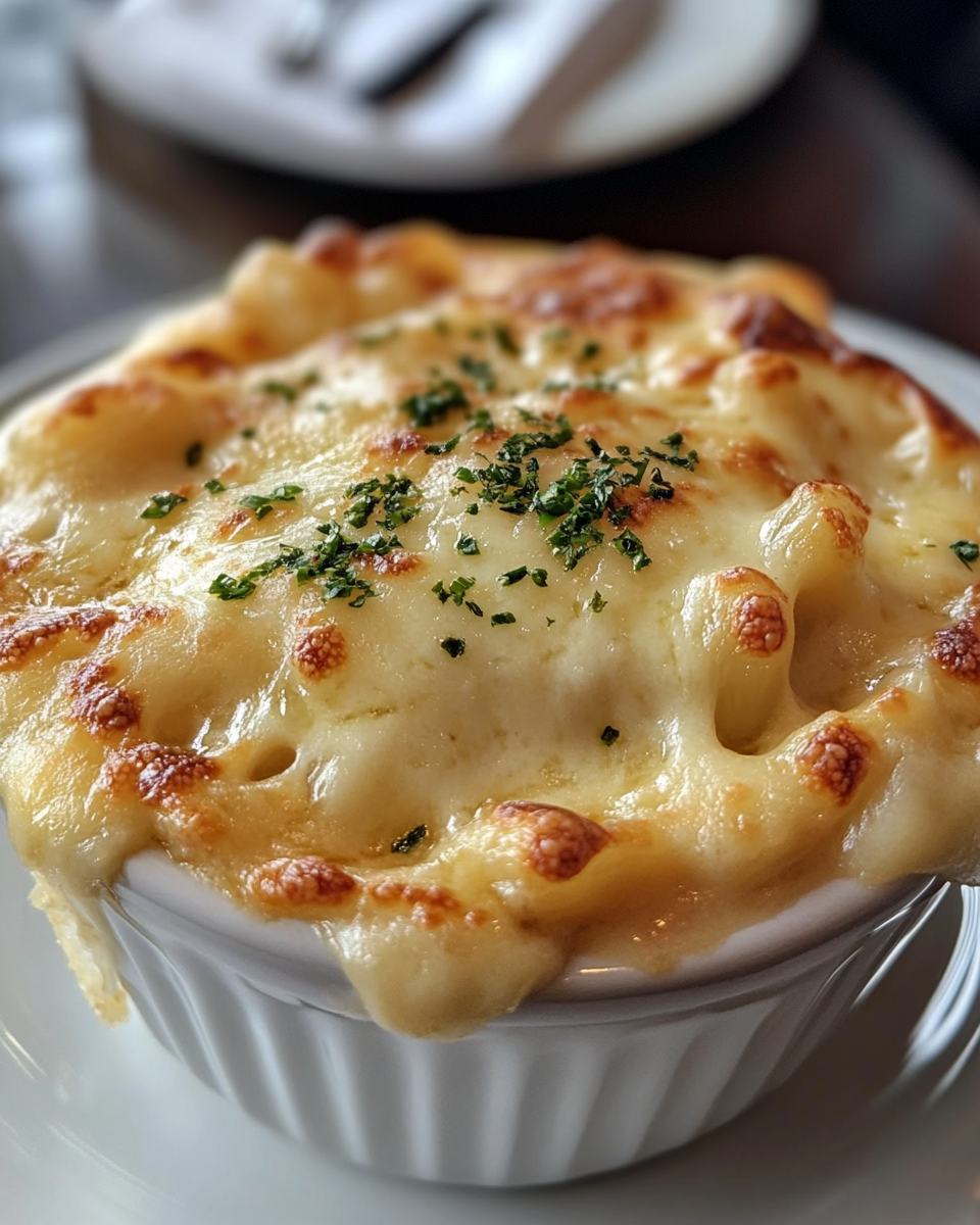 French Onion Soup Mac Cheese - My Coffee Has Butter