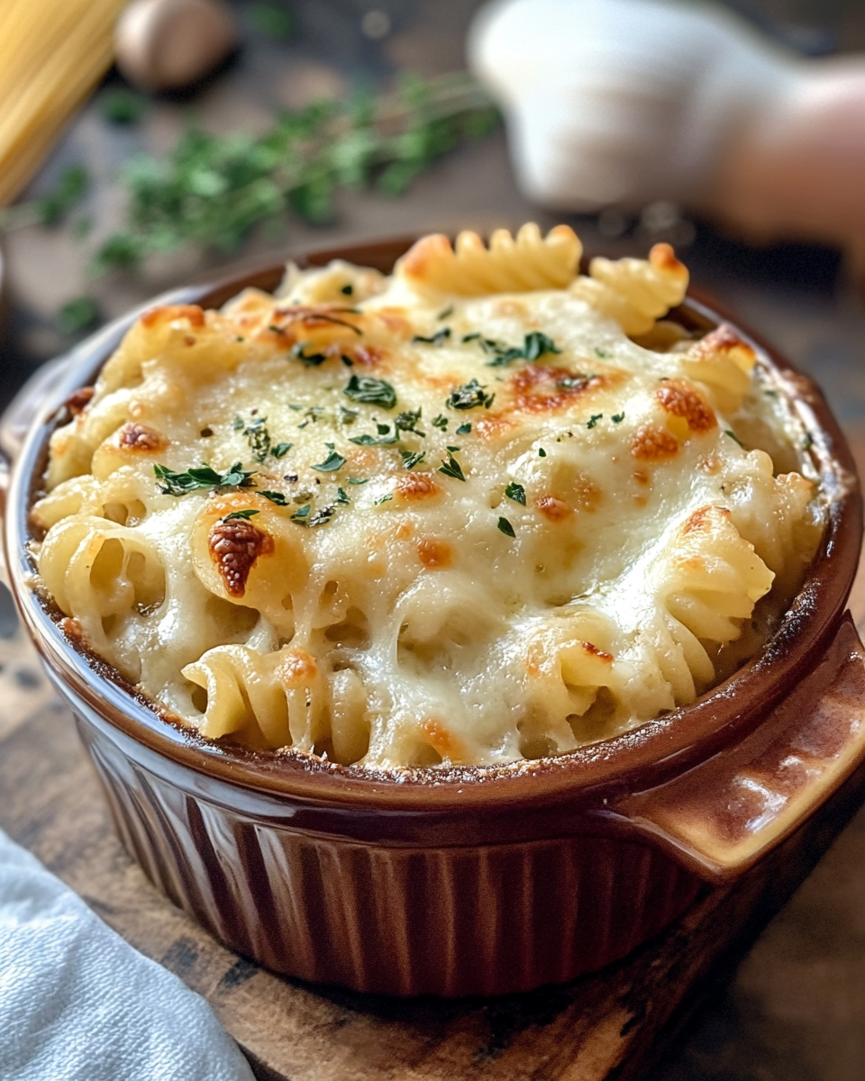 French Onion Soup Pasta Recipe - My Coffee Has Butter