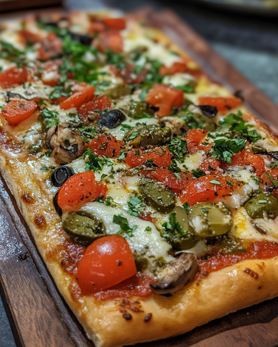 Mediterranean Flatbread Pizza - My Coffee Has Butter