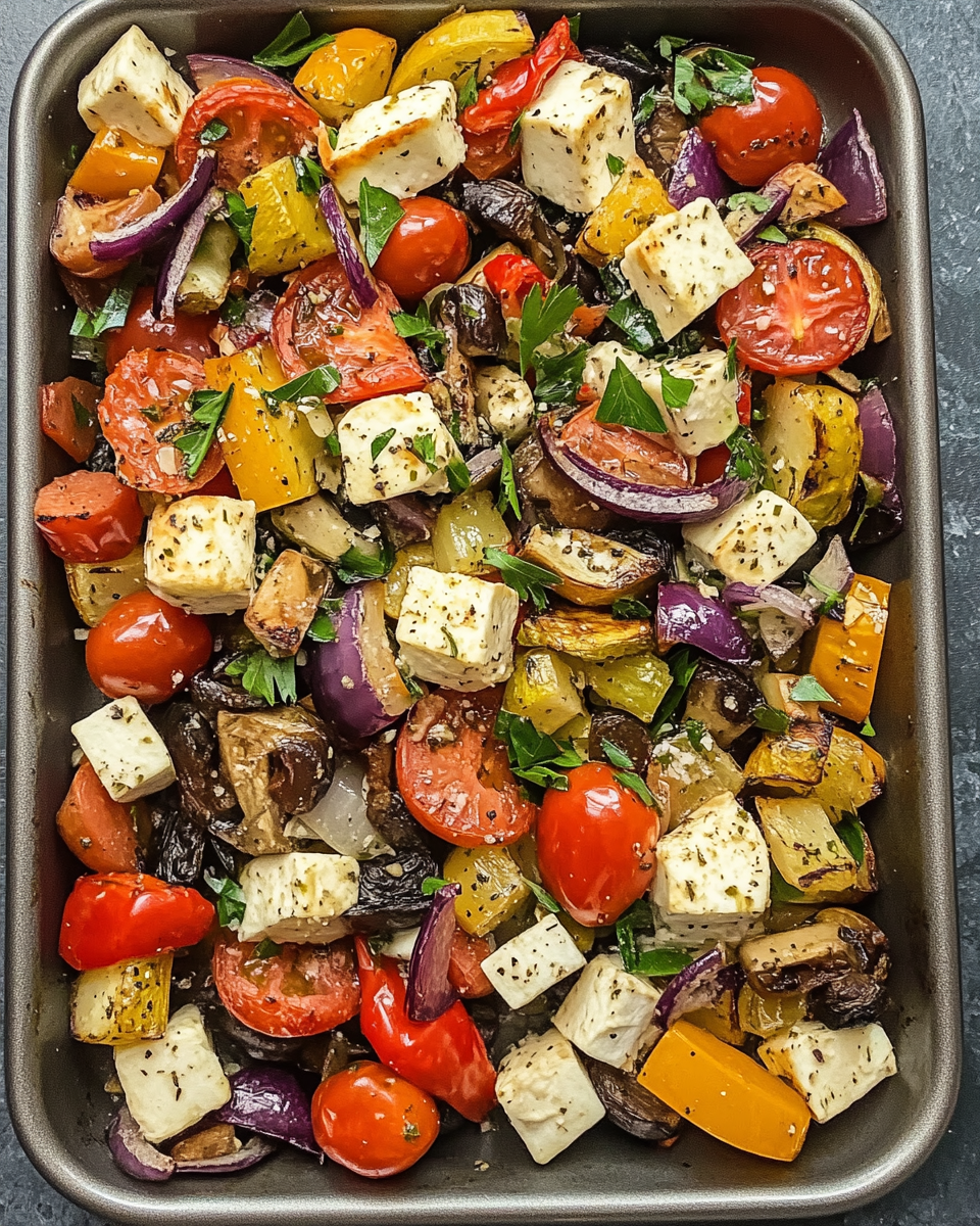 One Pan Greek Vegetables Recipe - My Coffee Has Butter