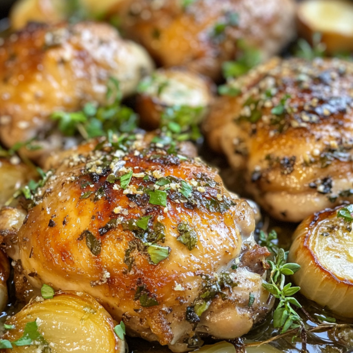 Oven Roasted French Garlic Chicken recipe - My Coffee Has Butter