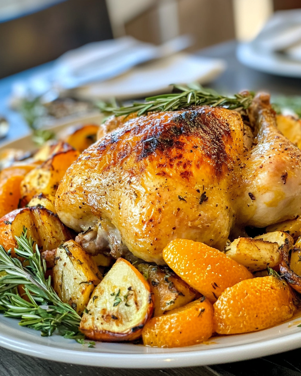 Roasted Orange Chicken - My Coffee Has Butter