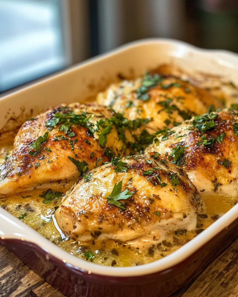Savory Baked Italian Angel Chicken - My Coffee Has Butter