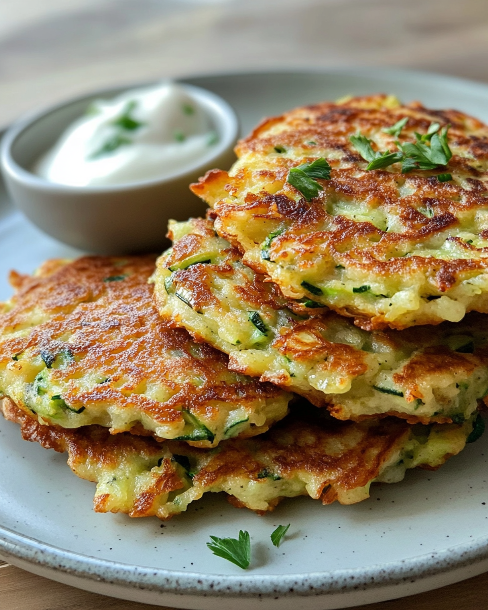 Zucchini Fritters Recipe - My Coffee Has Butter
