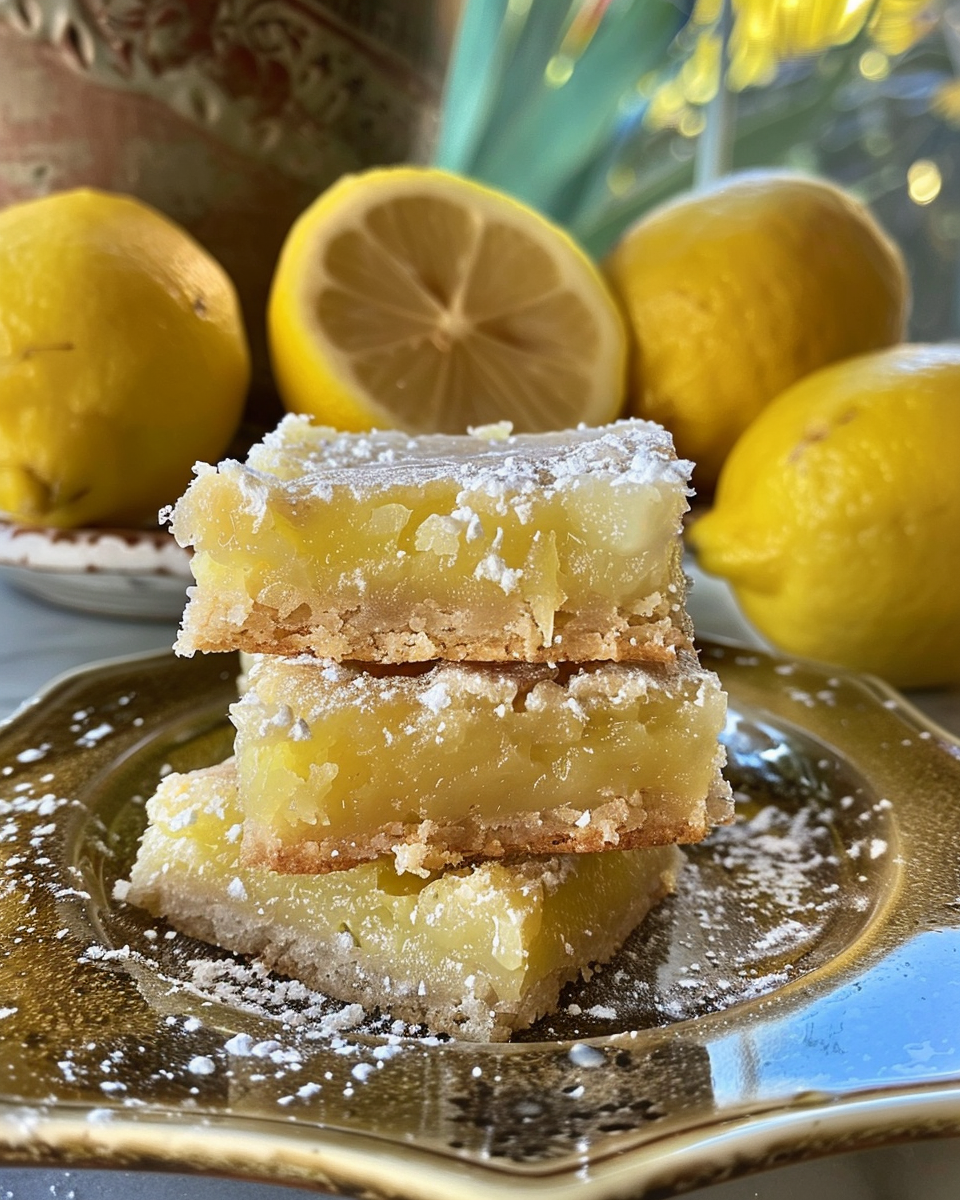 Passover lemon bars - My Coffee Has Butter